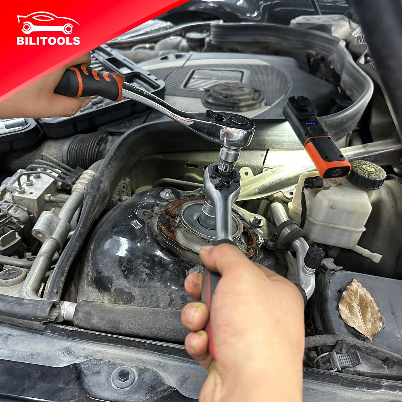 BILITOOLS Shock Absorber Strut Nut Removal Socket Tool 50-Piece Master